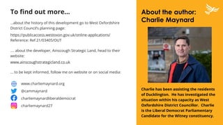 Fighting for the Moors in Ducklington | PPT