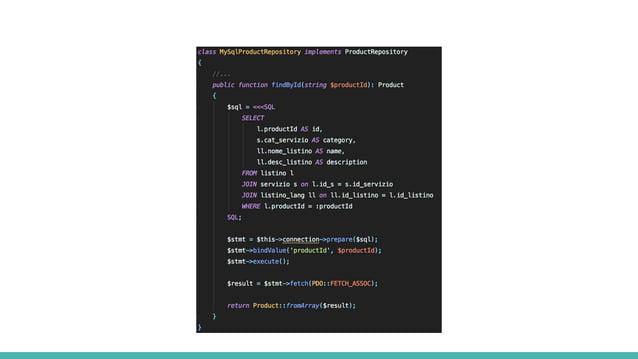 Fighting legacy with hexagonal architecture and frameworkless php | PPT