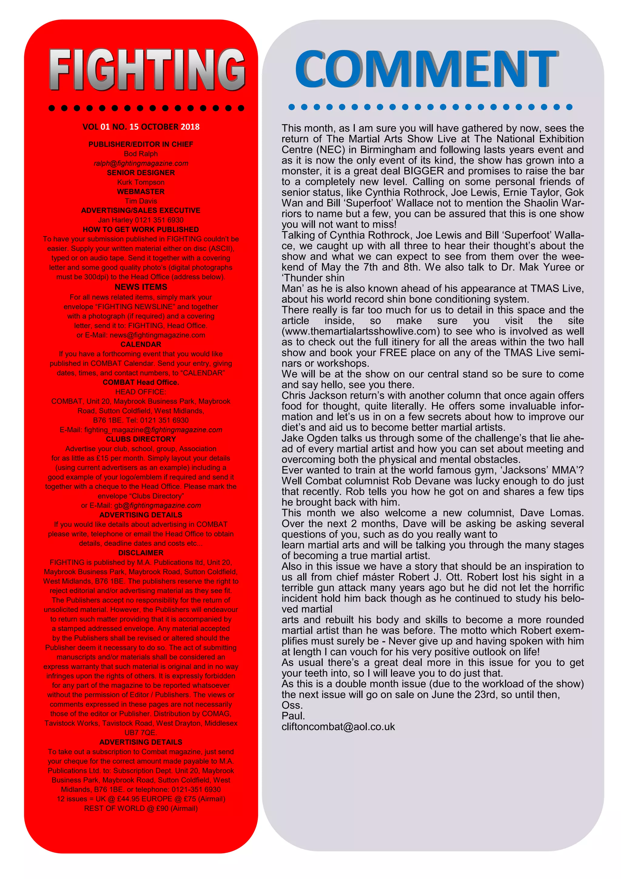FIGHTING MAGAZINE | PDF