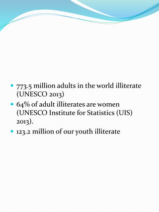 Fighting poverty, fighting illiteracy, the library solution | PPTX