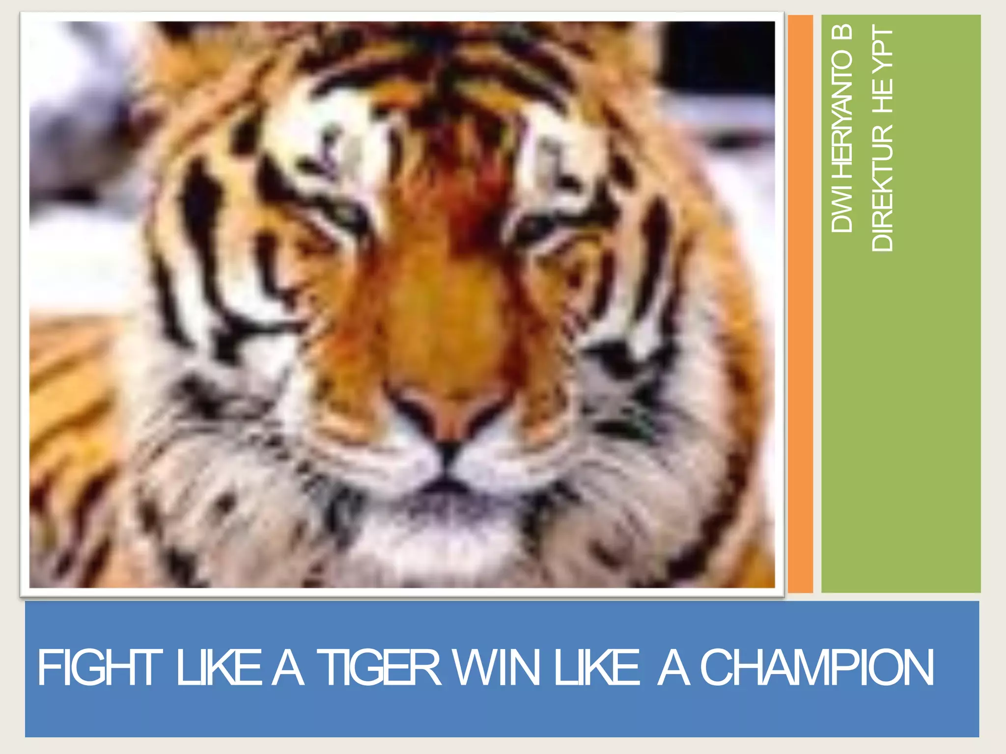 Fight like a tiger win like a champion | PDF