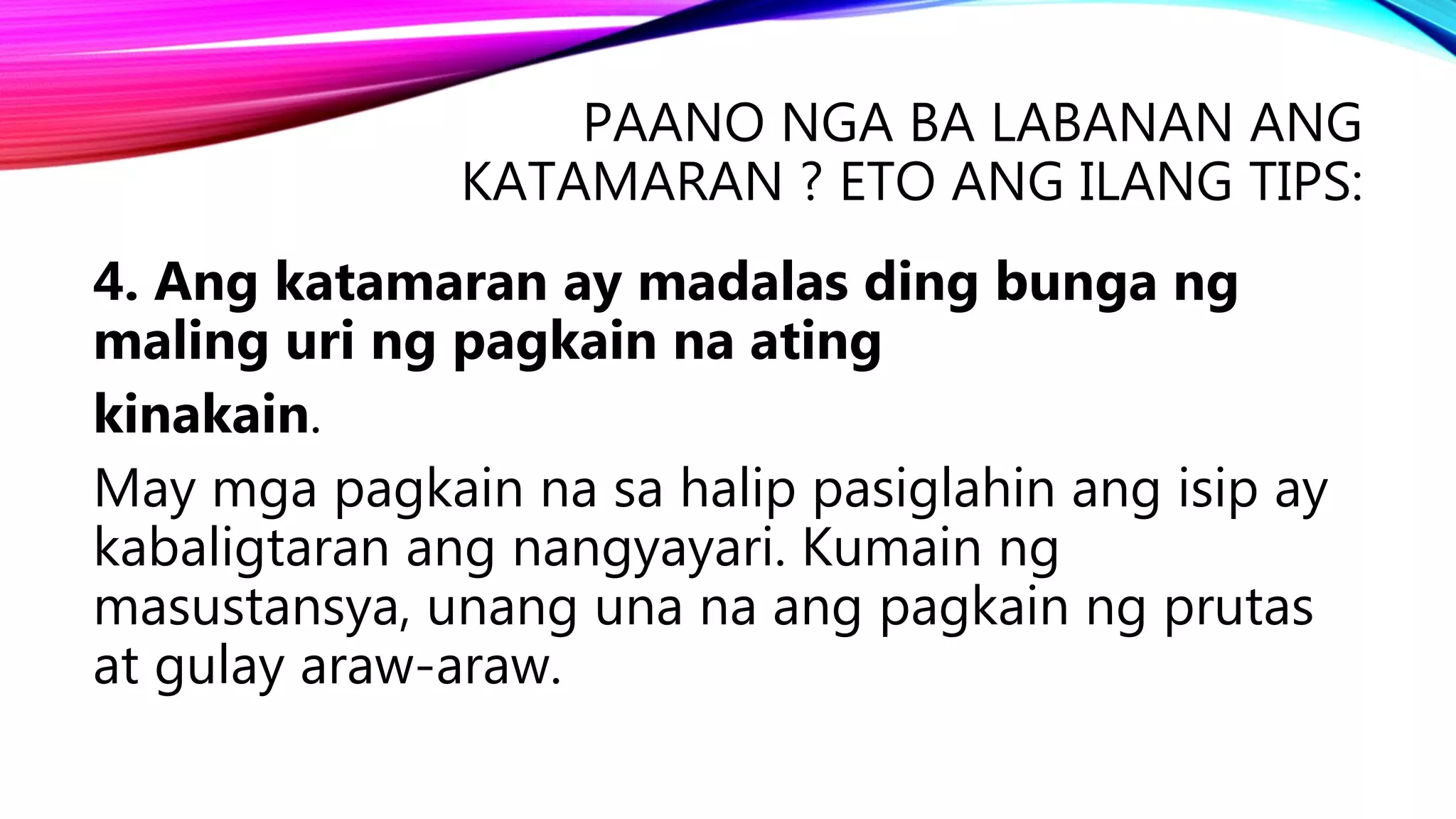 Fight stress... tagalog | PPTX
