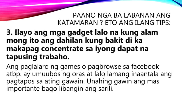 Fight stress... tagalog | PPTX