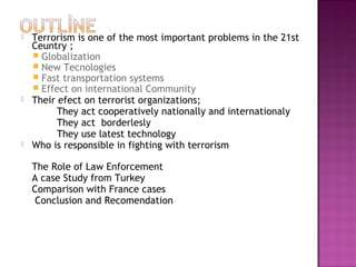 War On Terrorism The Role Of Law Enforcement Agencies | PPT