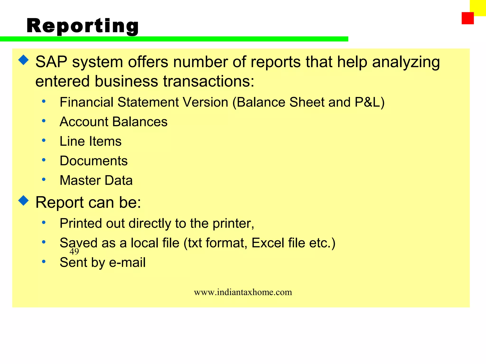 SAP FI - GL | PPT
