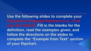 Fig lang notes personification idiom alliteration | PPTX