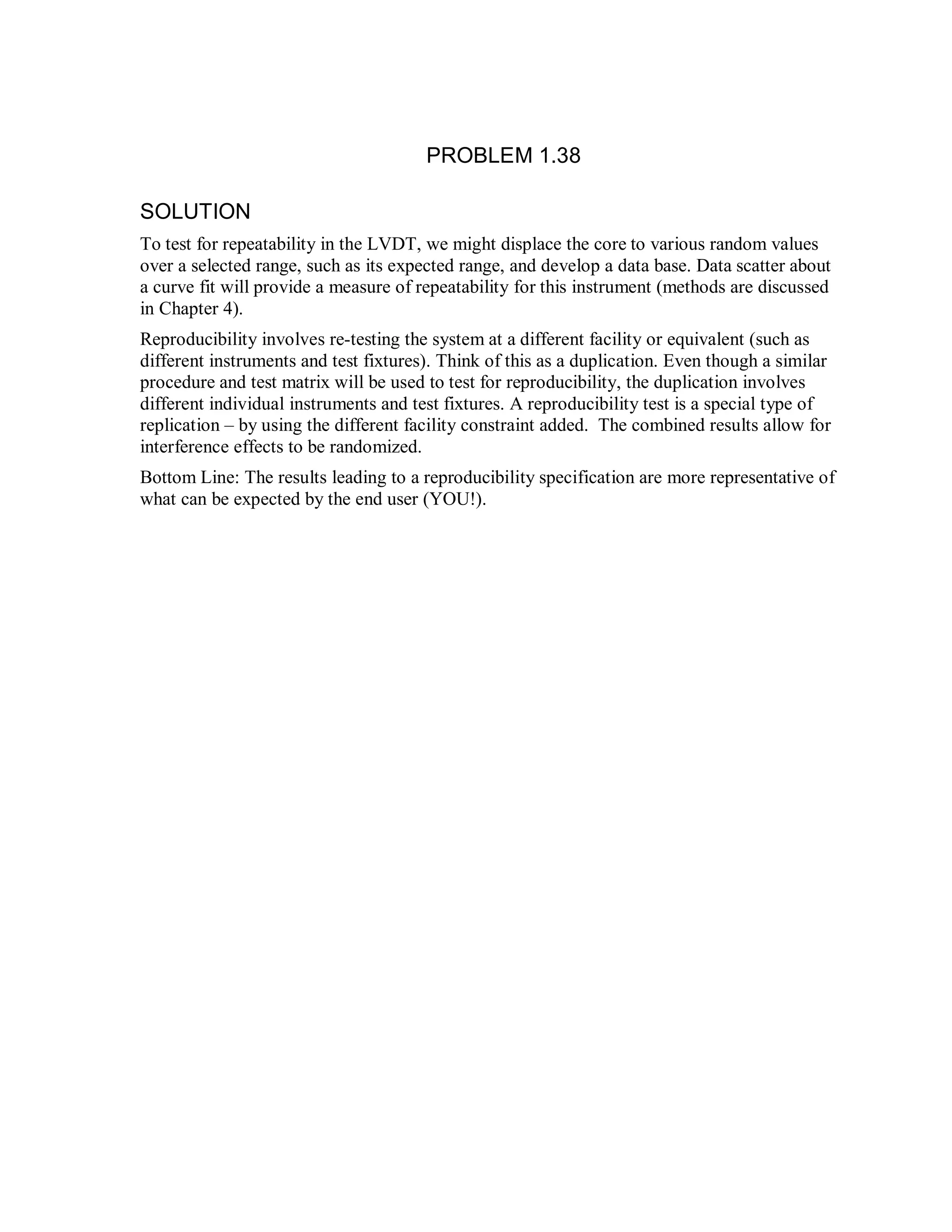Theory and Design for Mechanical Measurements solutions manual Figliola ...
