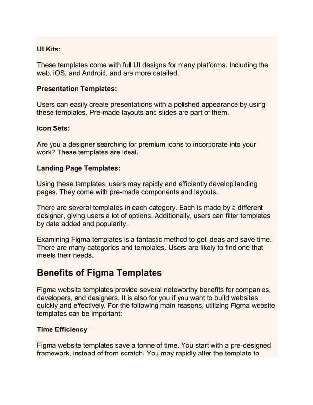 Free Figma Website Templates from uibarn | PDF