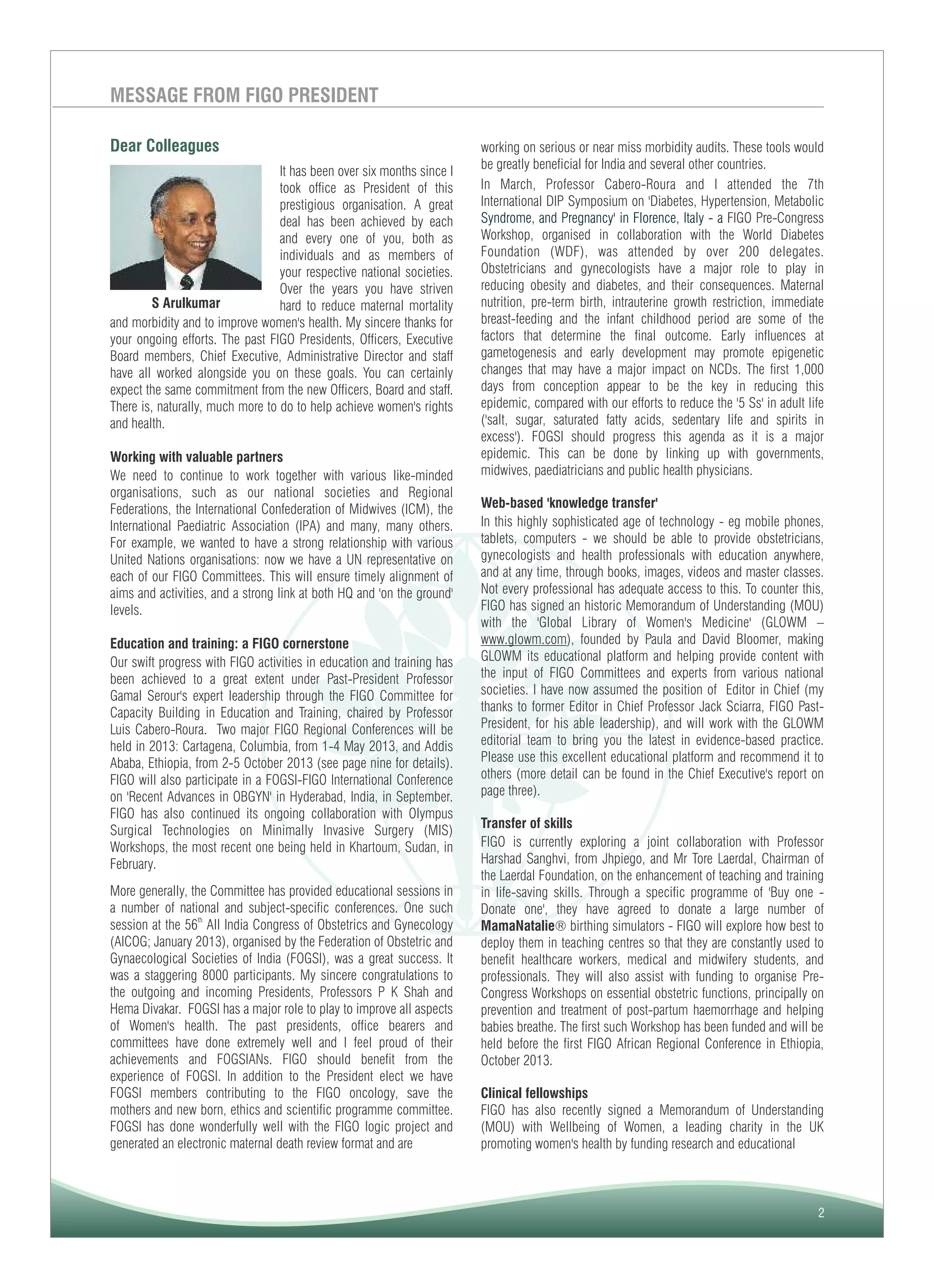 Figo newsletter-2013-final-2 | PDF