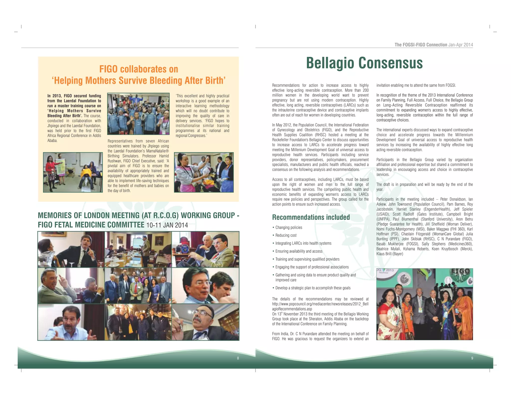 FOGSI-FIGO CONNECTION ; news letter is out | PDF