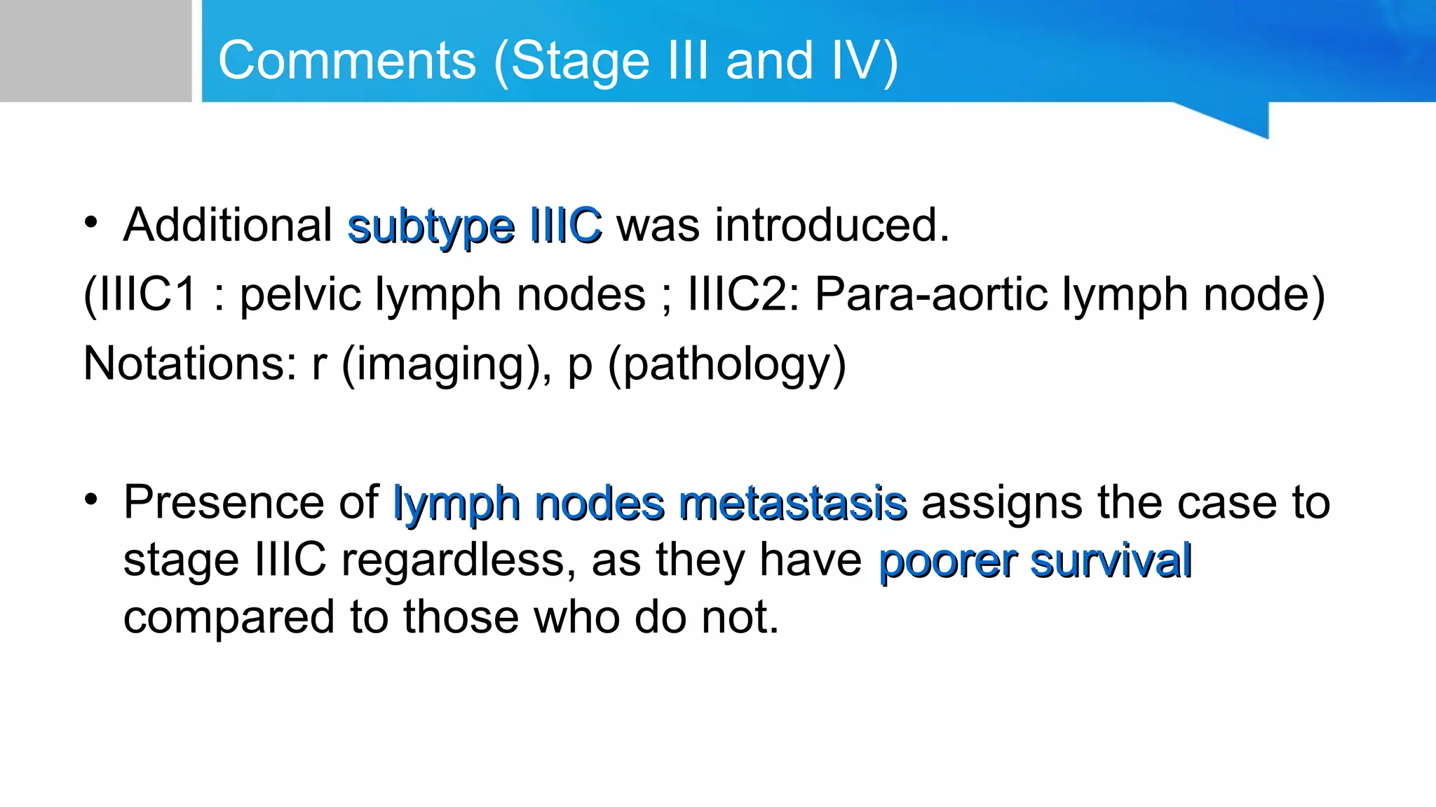 Latest Figo Classification for Cervical Cancer | PPT