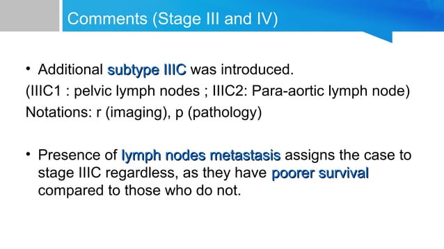 Latest Figo Classification for Cervical Cancer | PPT