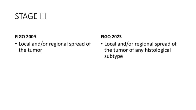 FIGO Endometrium Staging 2023.pptx | Cancer | Diseases and Conditions