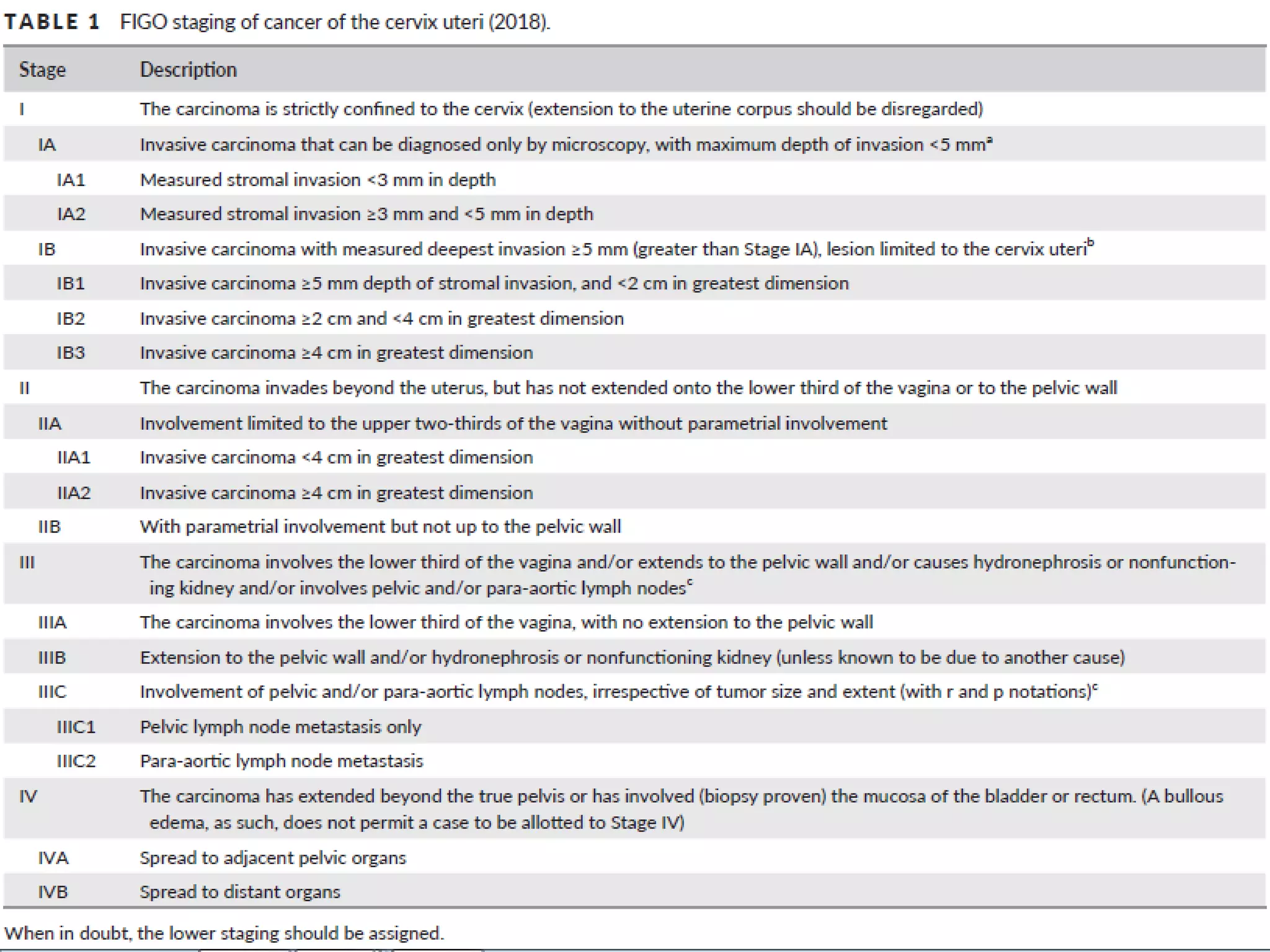 FIGO 2018 Cancer Cervix | PPTX
