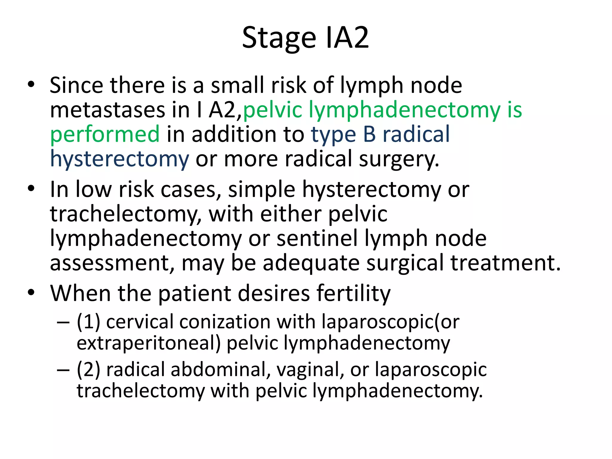 FIGO 2018 Cancer Cervix | PPTX