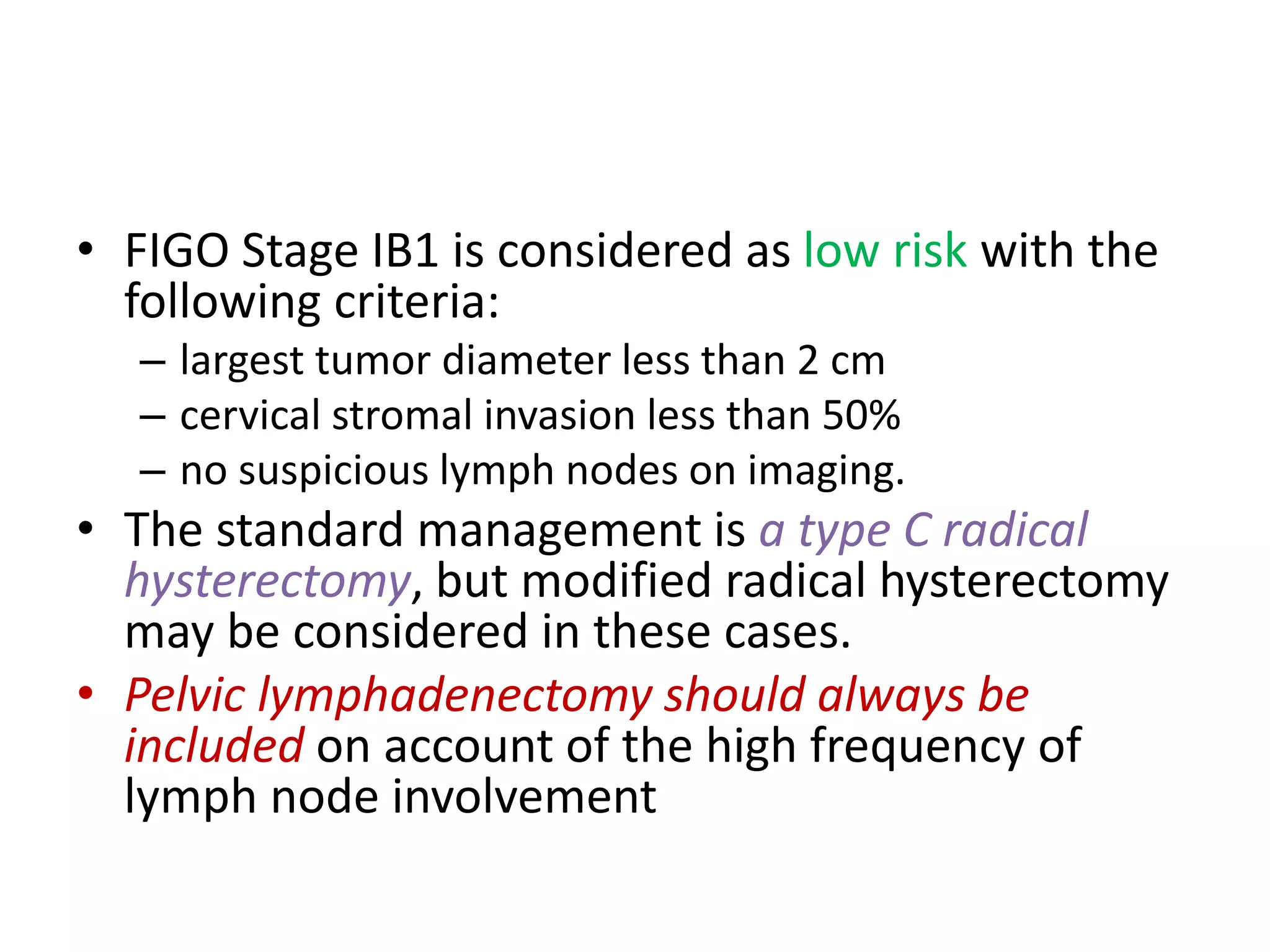 FIGO 2018 Cancer Cervix | PPTX