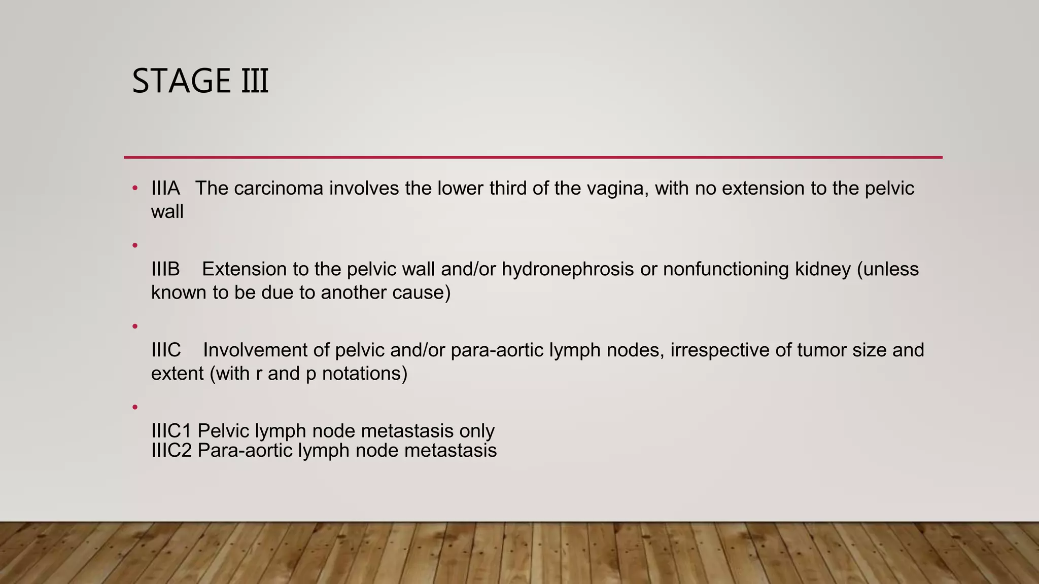 Figo staging for cervix 2018 changes | PPTX