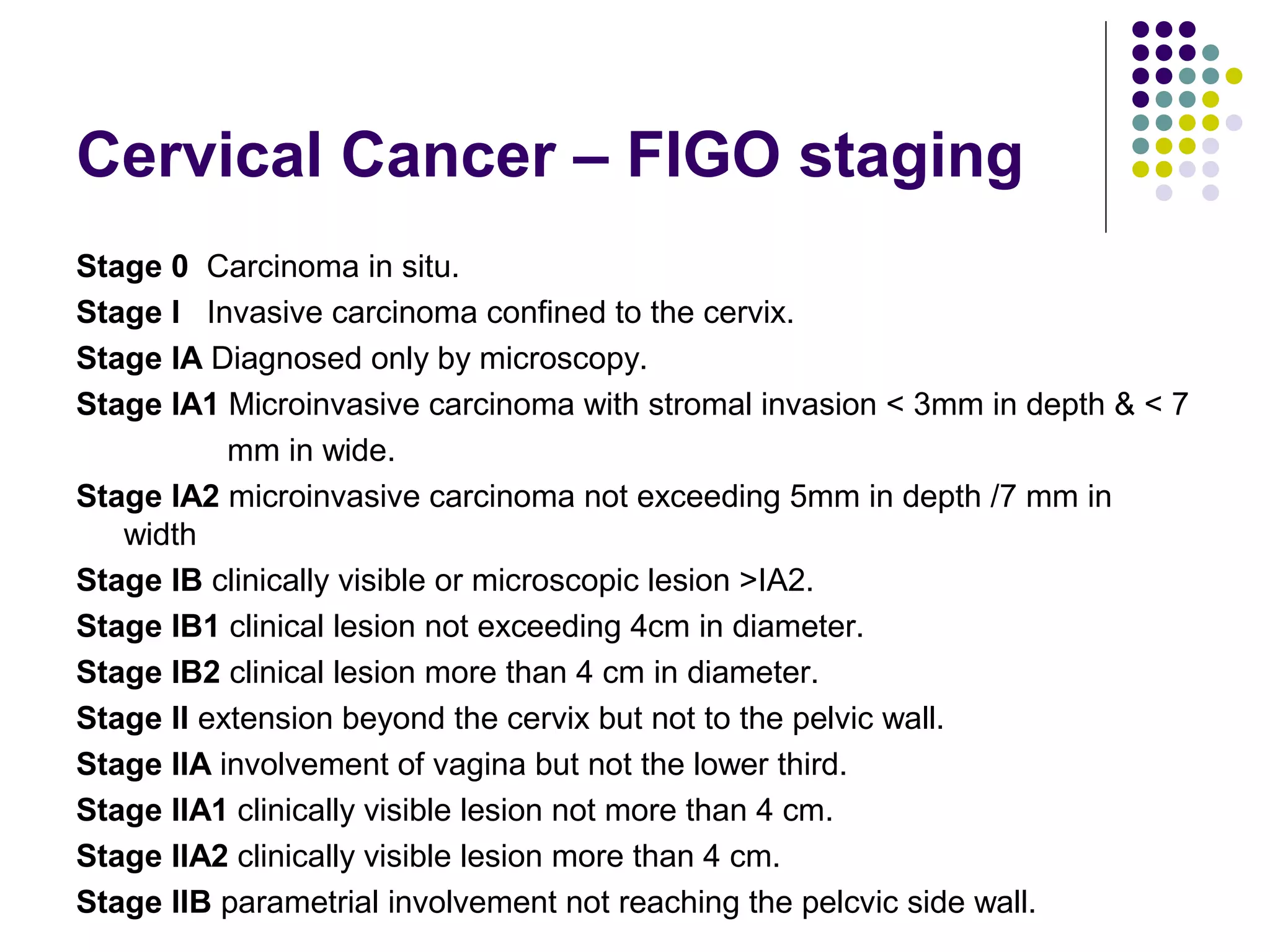 Figo staging of genital cancers(FIGO) | PPT