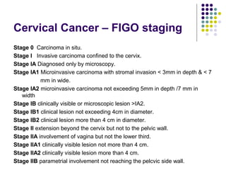 Figo staging of genital cancers(FIGO)