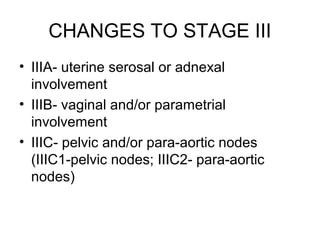 Figo staging systems | PPT