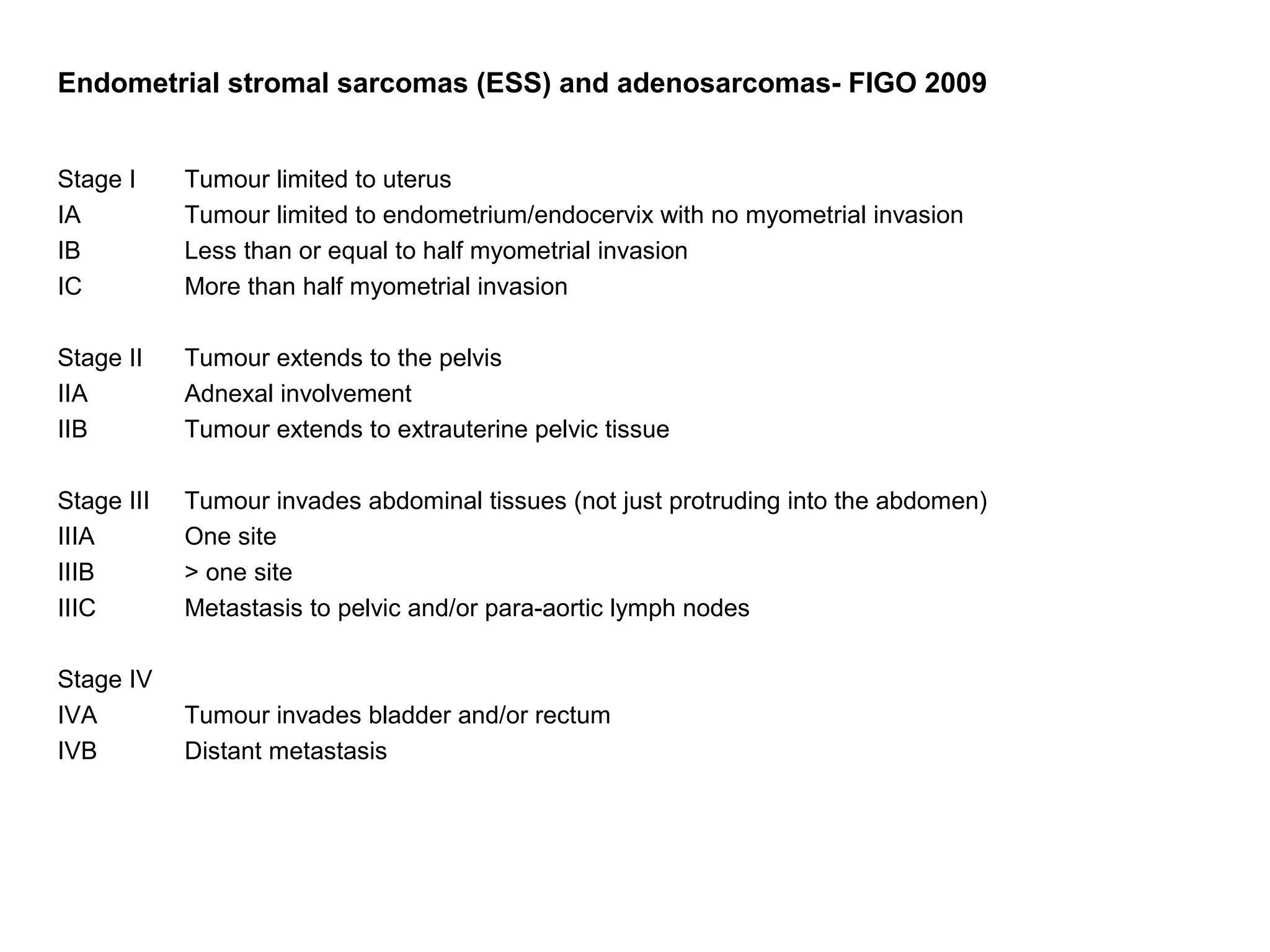 Figo staging systems | PPT