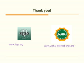 Fistula kit by Figo and WAHA | PPT