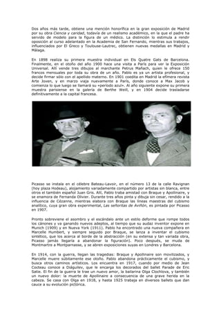 quien era picasso? | DOCX