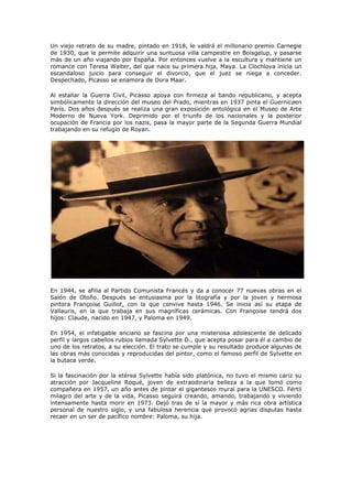 quien era picasso? | DOCX