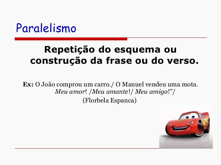 Exemplos De Paralelismo Em Publicidade