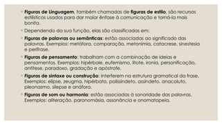 figuras de linguagem na língua portuguesa | PPTX