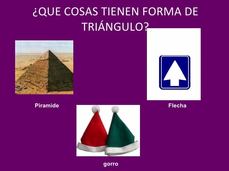 Cosas que tienen forma de triangulo - Imagui