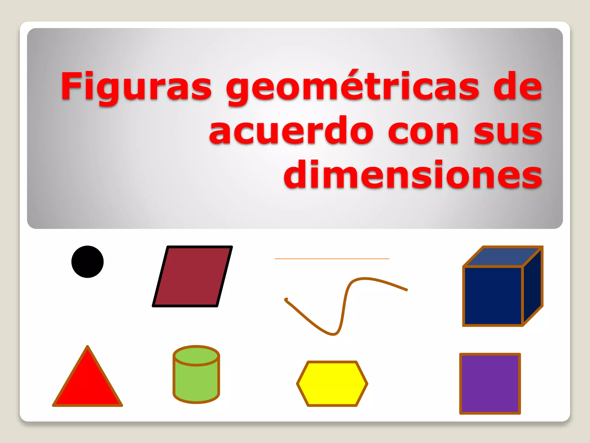 Figuras geométricas de acuerdo con sus dimensiones | PPTX