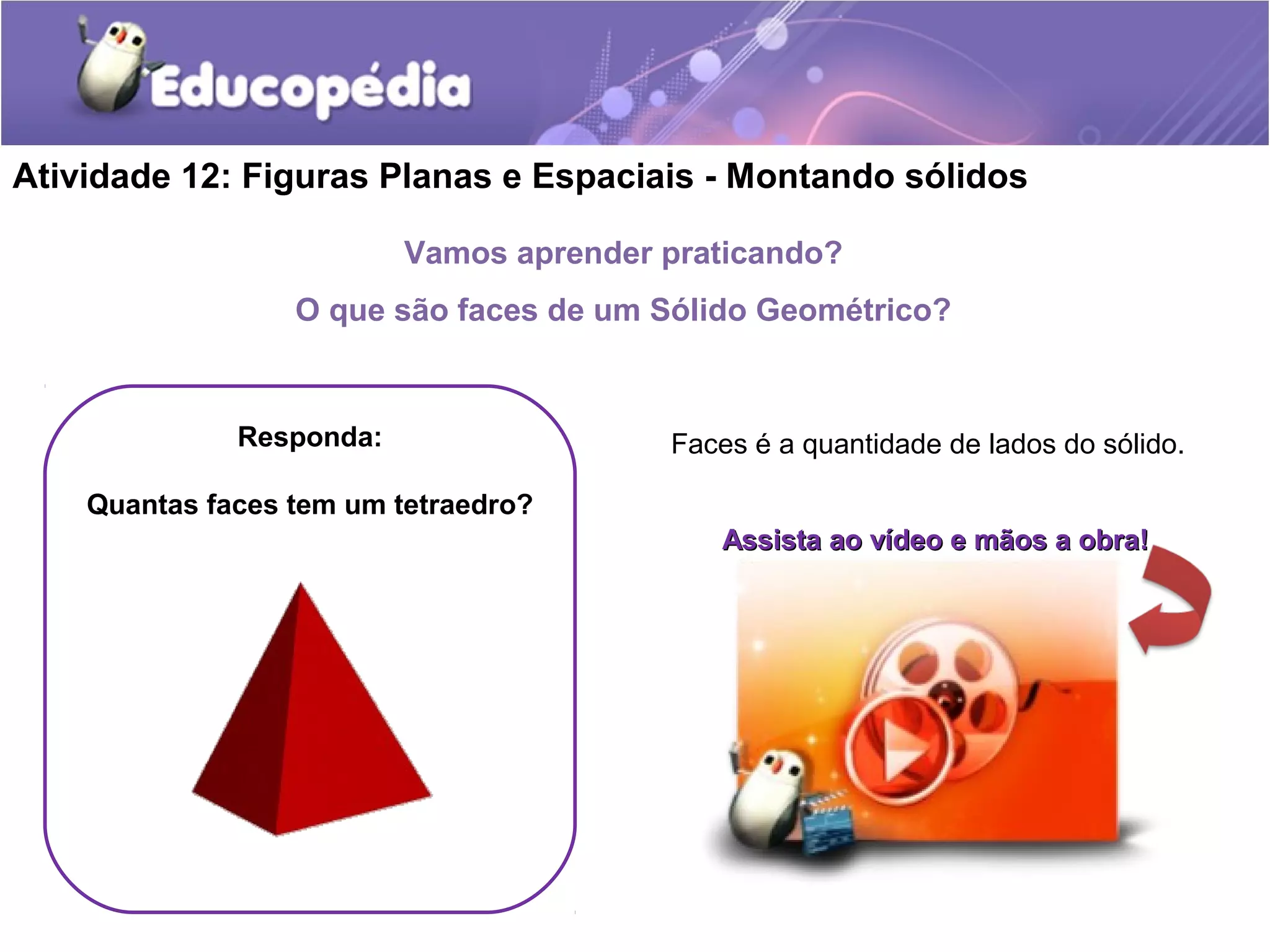 Figuras geométricas planas e espaciais Matemática | PPT