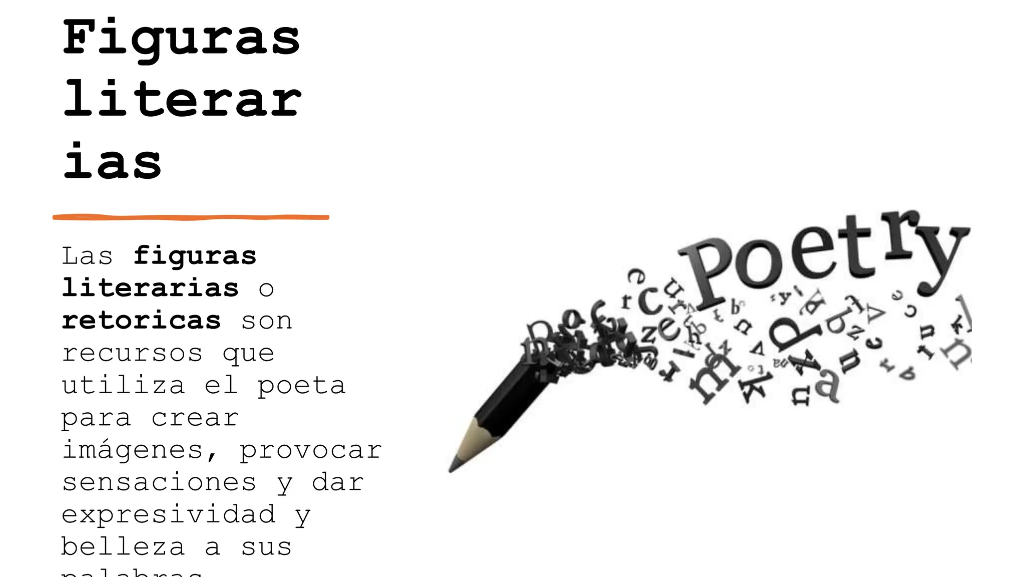 Figuras Literarias o retóricas. Lenguaje figurado | PPTX | Poetry ...