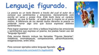 lenguaje figuras literarias 4° Basico ppt | PPTX