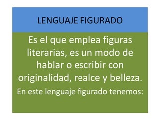 Figuras literarias descriptivas | PPTX