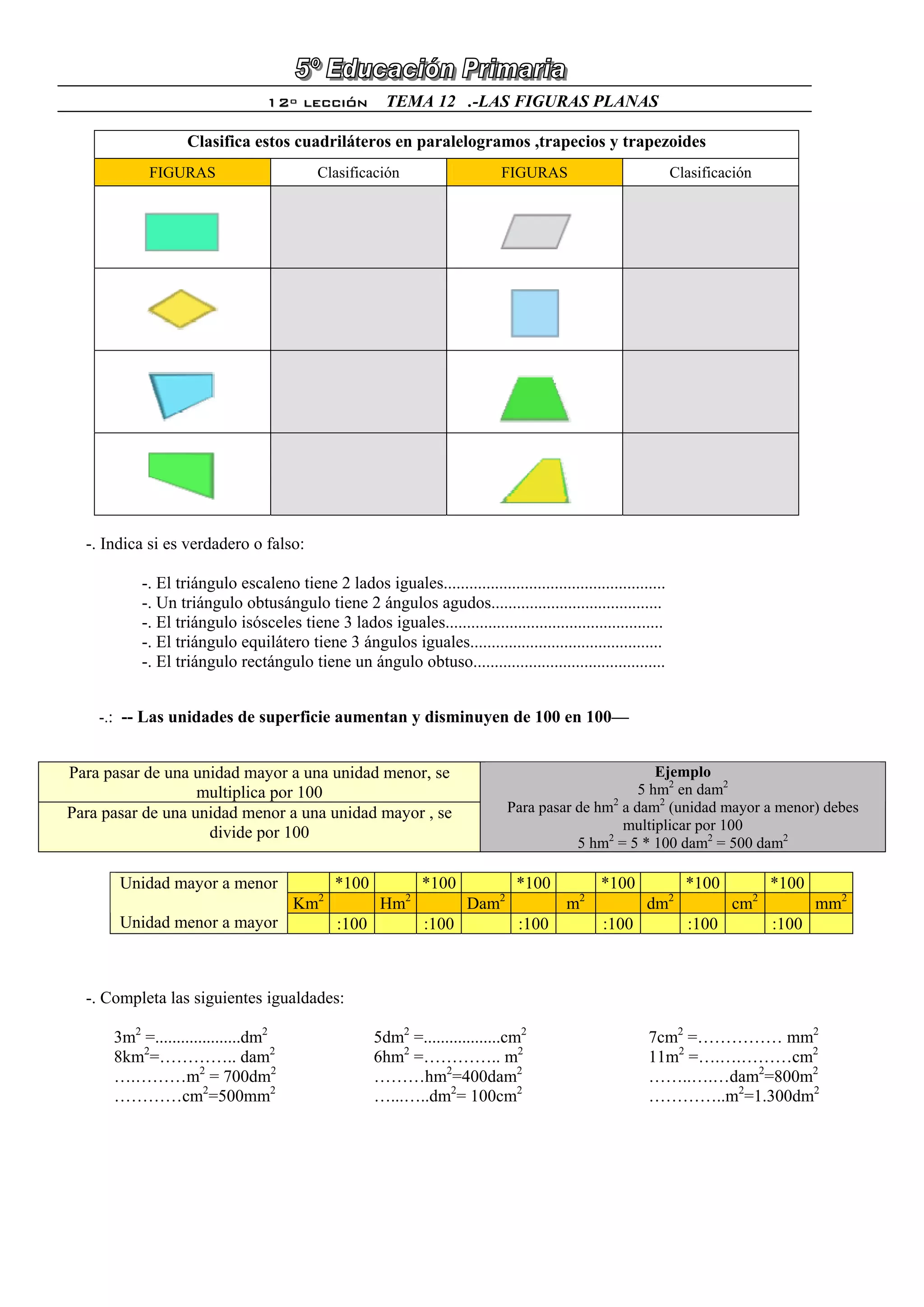 Figuras planas | PDF