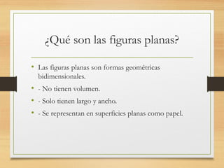 Figuras Planas i bidimencionales