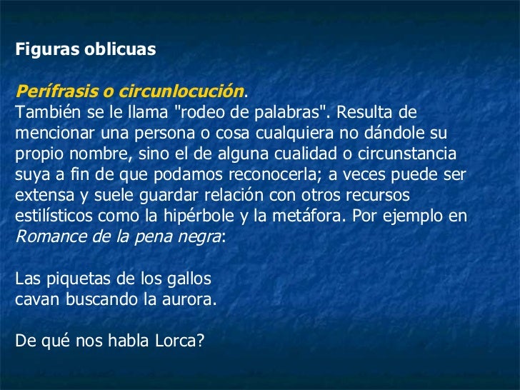 Romance De La Pena Negra Figuras Retoricas - Solo Para Adultos En Cantabria