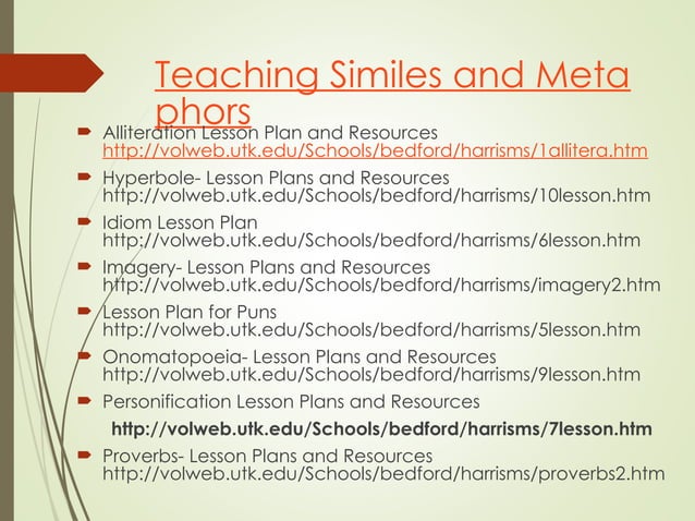 figurative-language -overview and activities | PPT