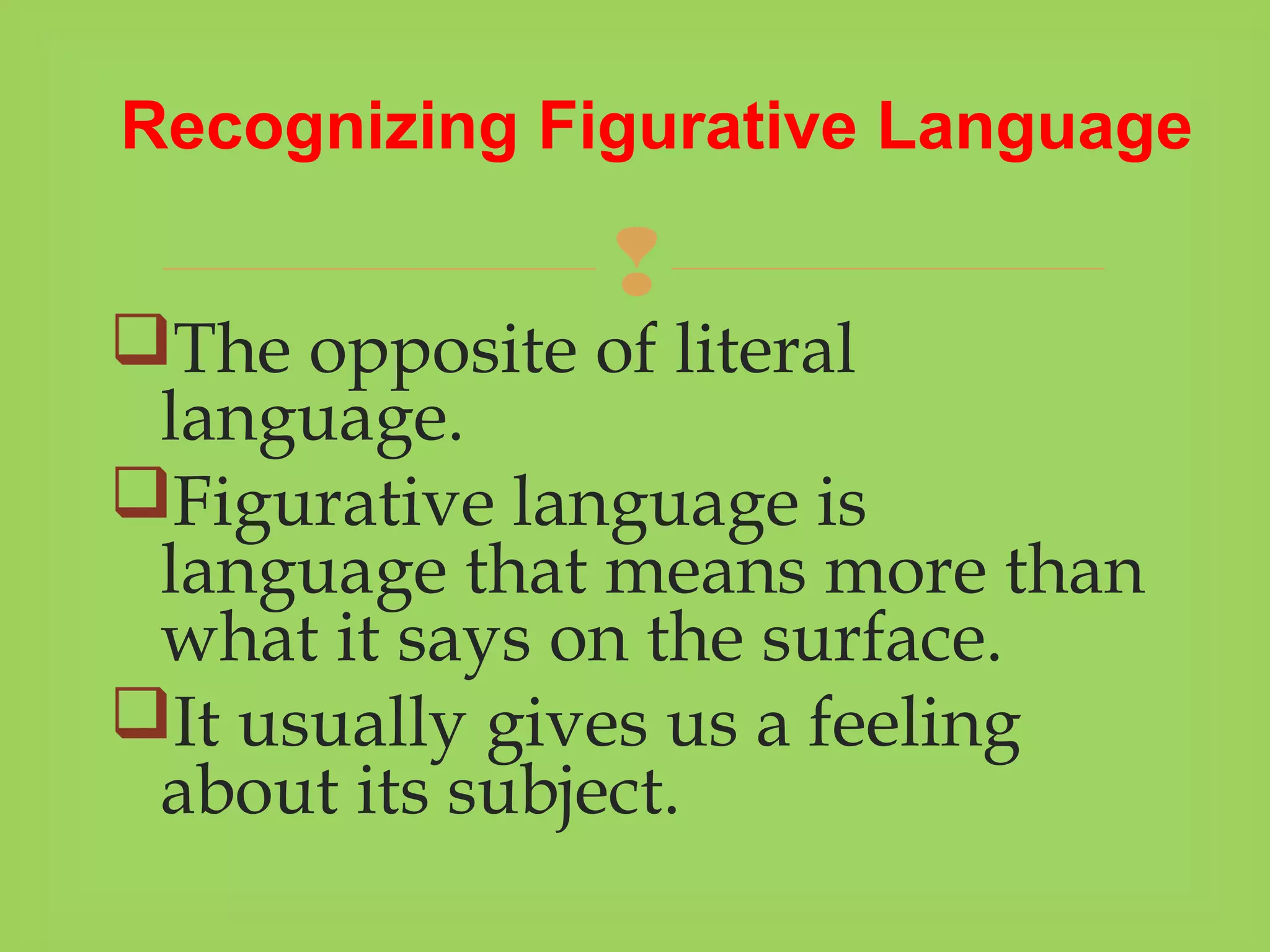 Figurative lang-overview [autosaved] | PPT