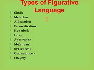 Figurative lang-overview [autosaved] | PPT