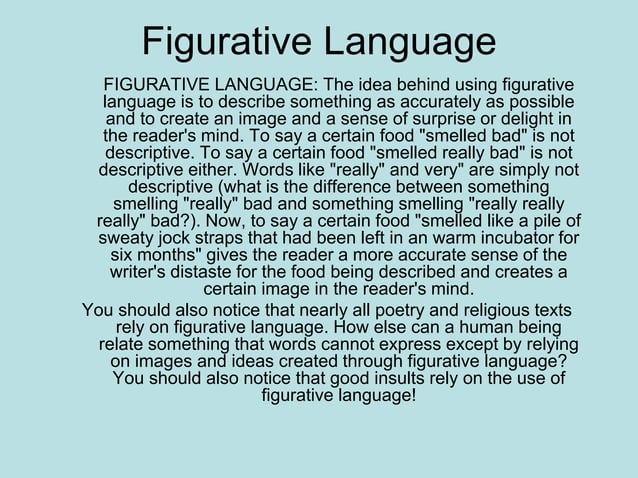 Figurative Language in Descriptive Writing.ppt