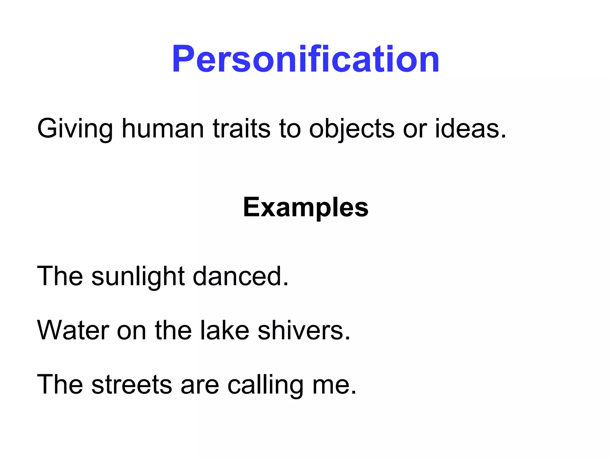 Figurative language-lesson | PPT