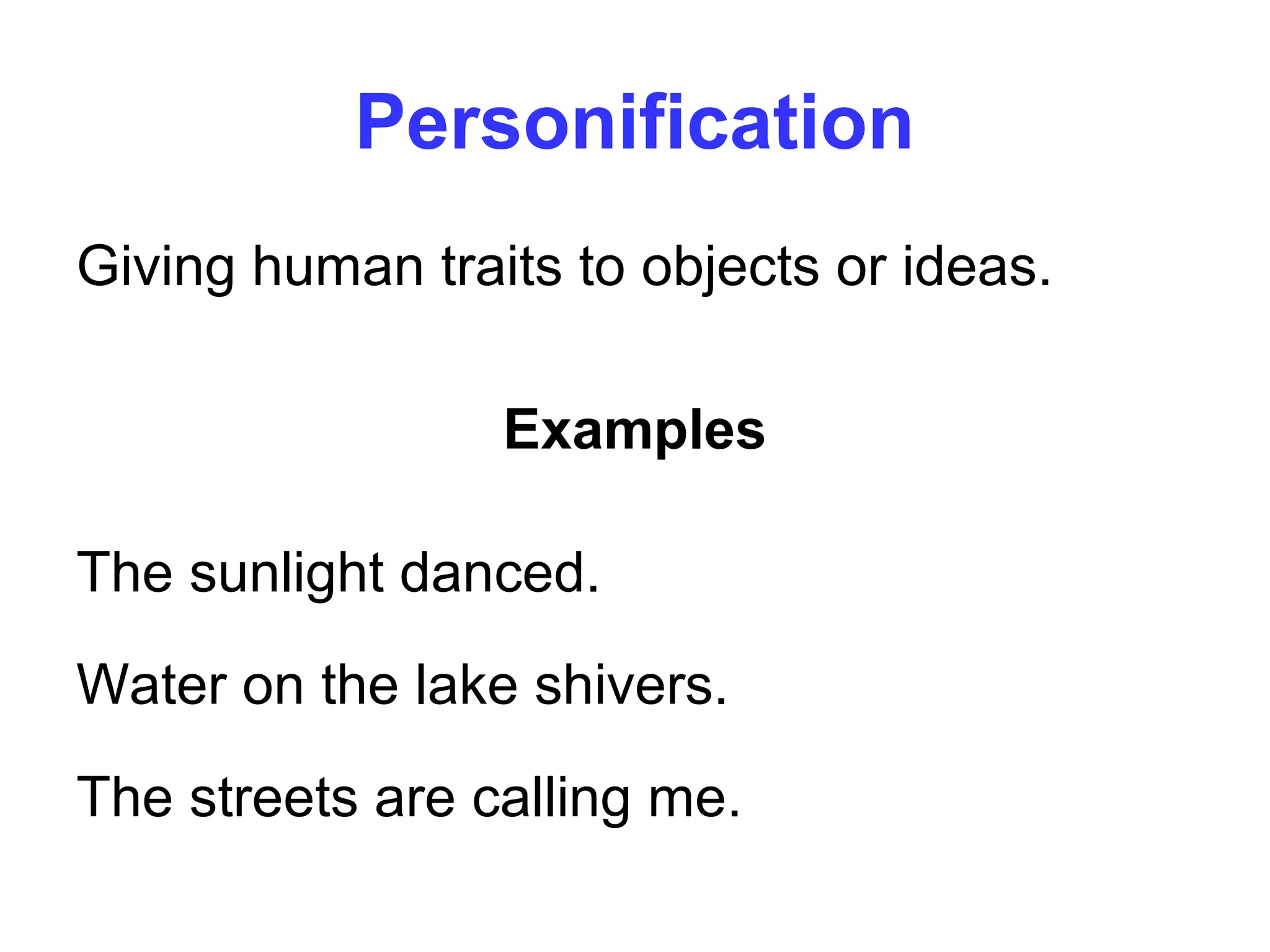 Figurative language-lesson | PPT