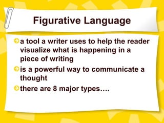 Figurative Language Terms 1224021826927776 9 | PPT
