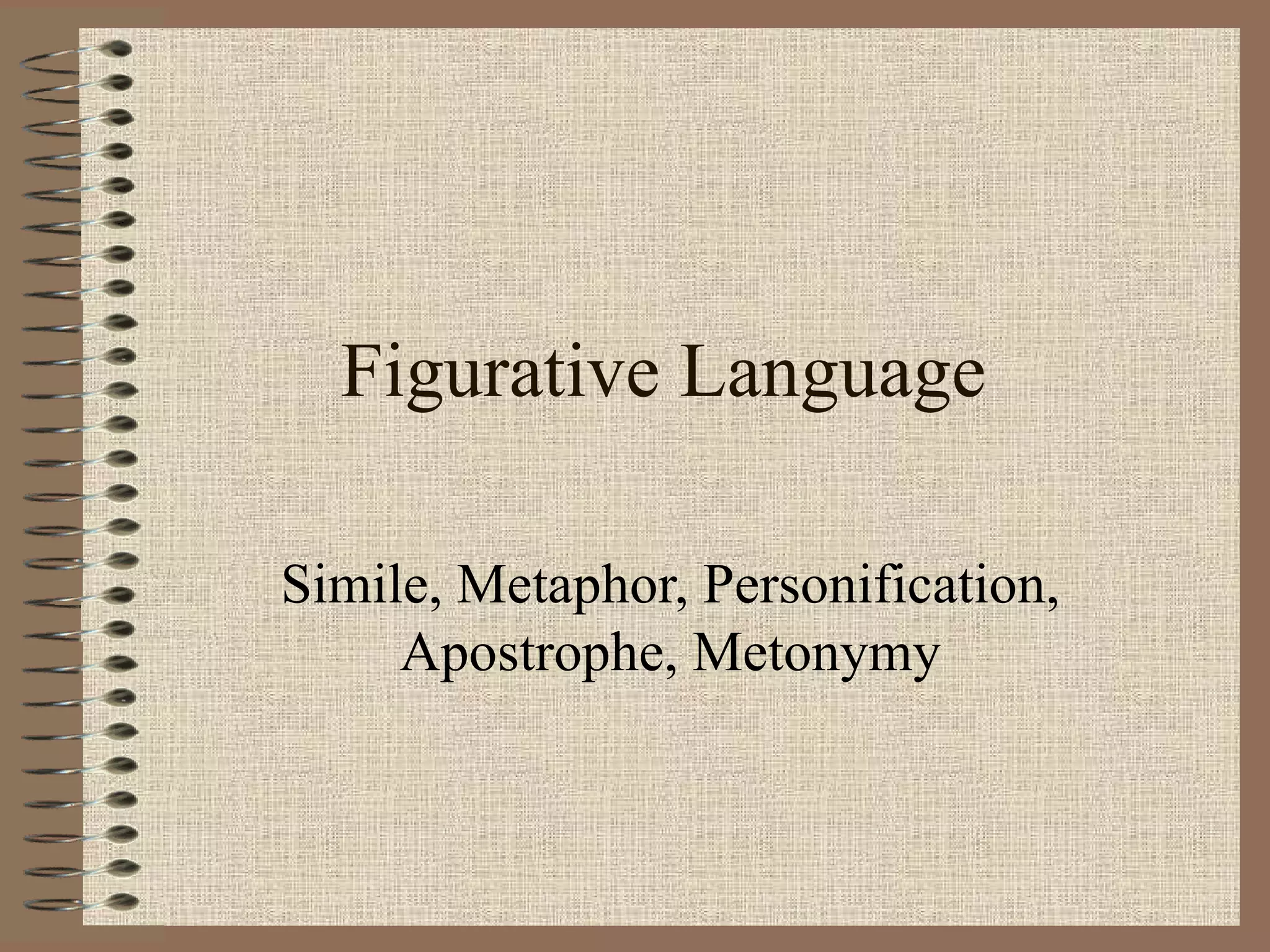 Figurative Language | PPT