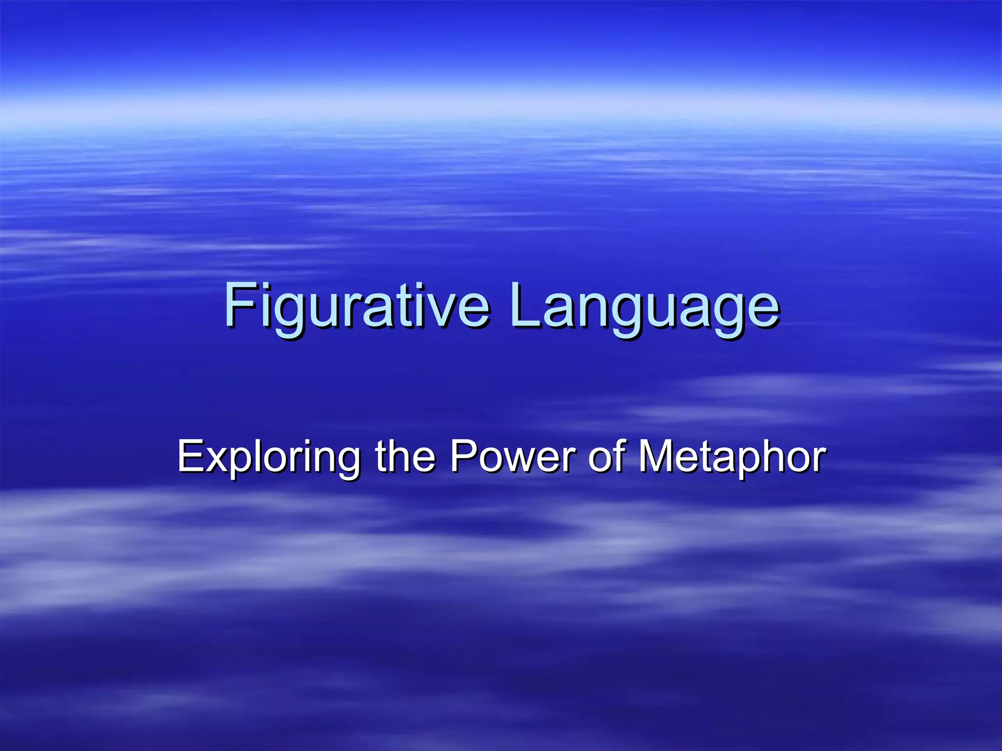 Figurative language | PPT