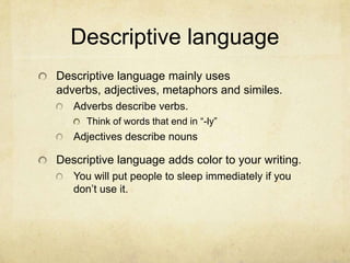 Figurative language | PPTX