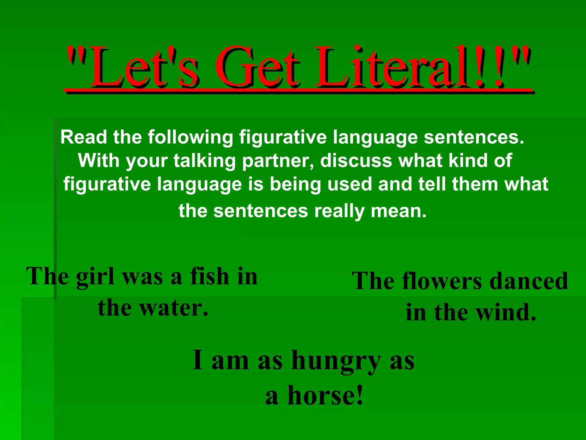 Figurative language | PPT